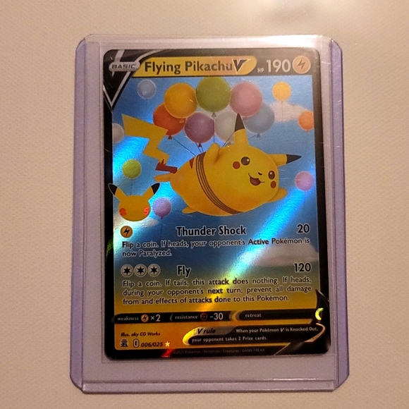 Pokemon | Other | Flying Pikachu V 25th Anniversary | Poshmark